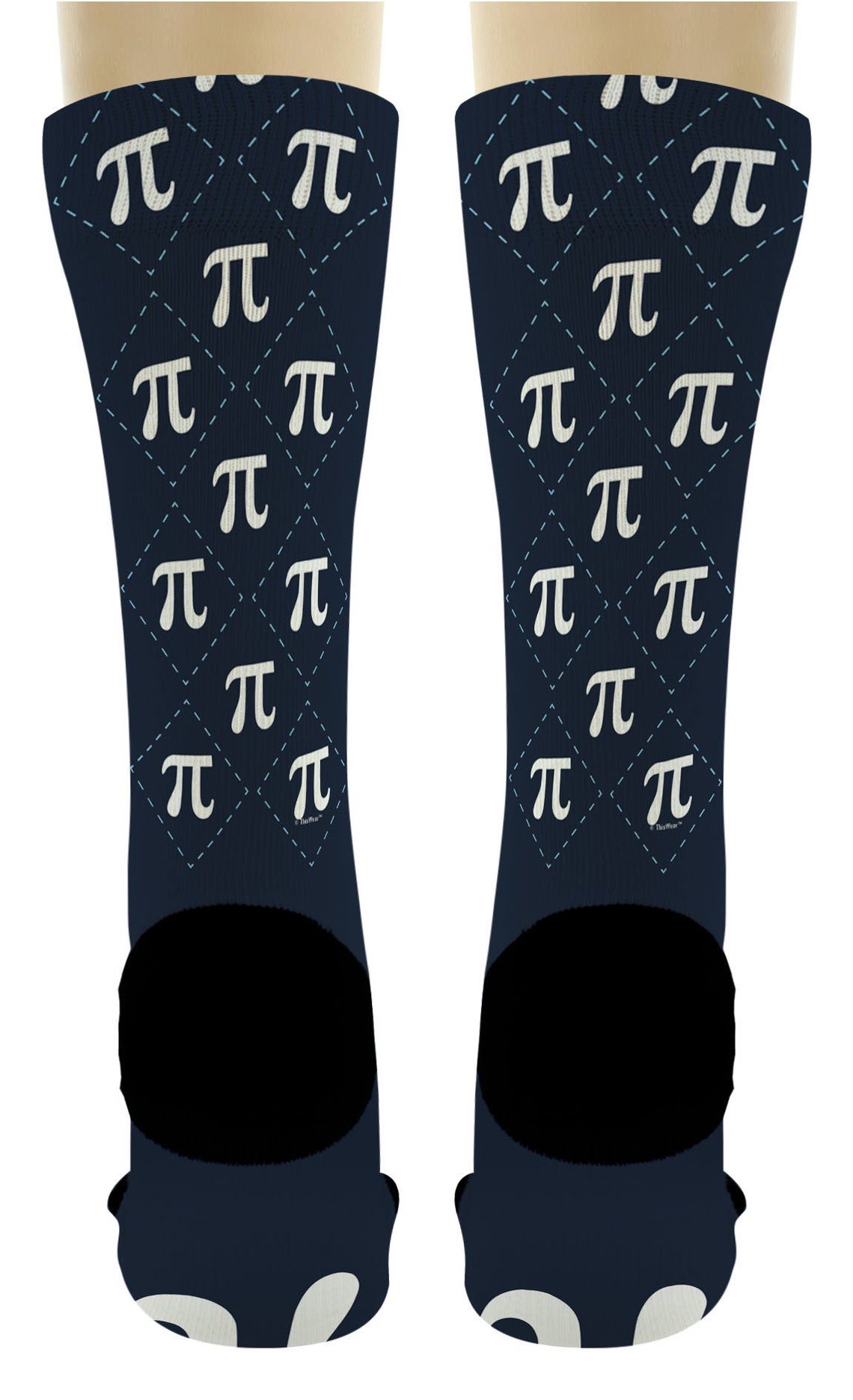 Math Gifts Symbol for Pi Socks STEM Gifts Nerdy Socks Student - Etsy