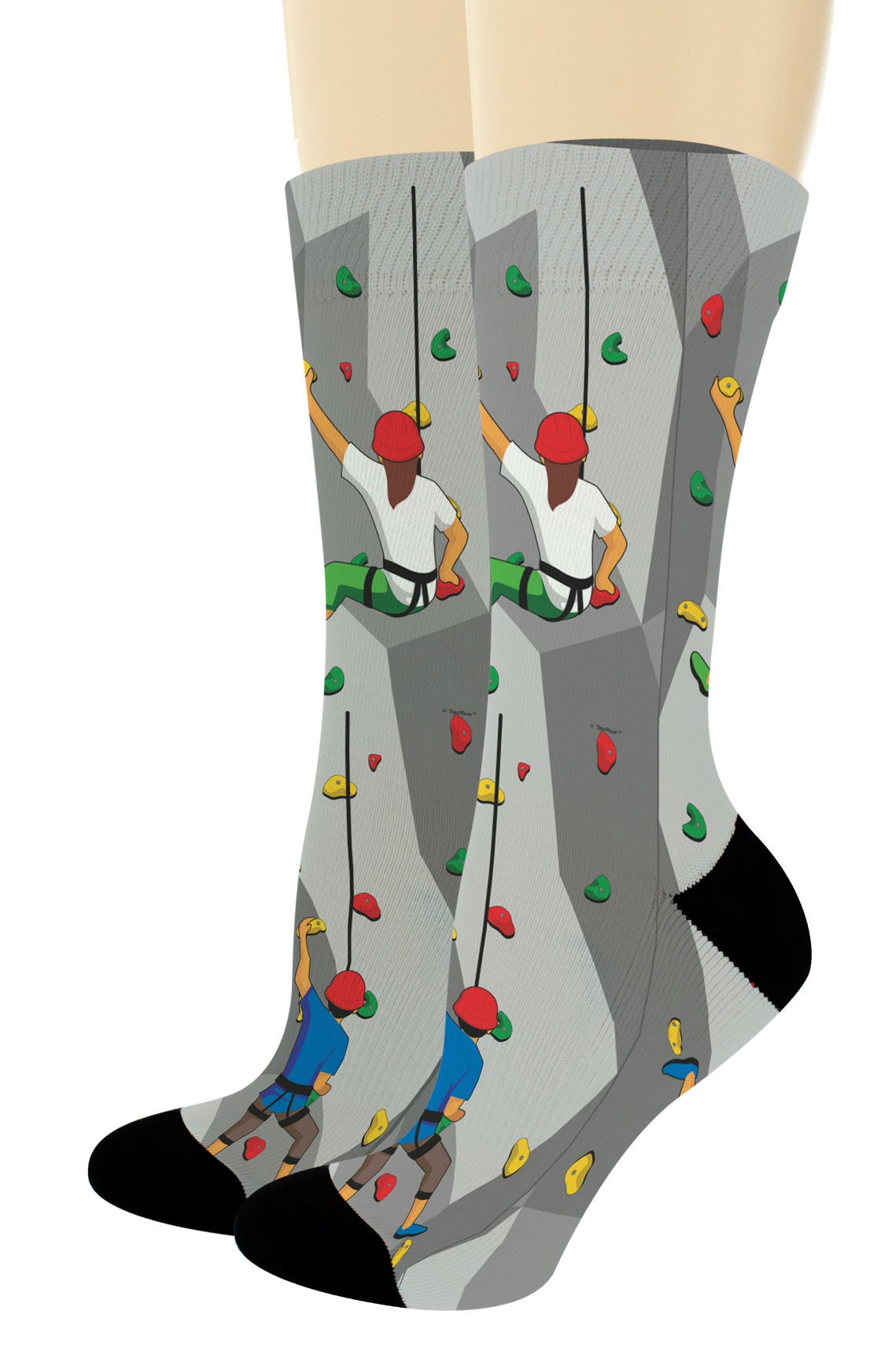 Rock Climbing Gift Novelty Crew Socks - Etsy