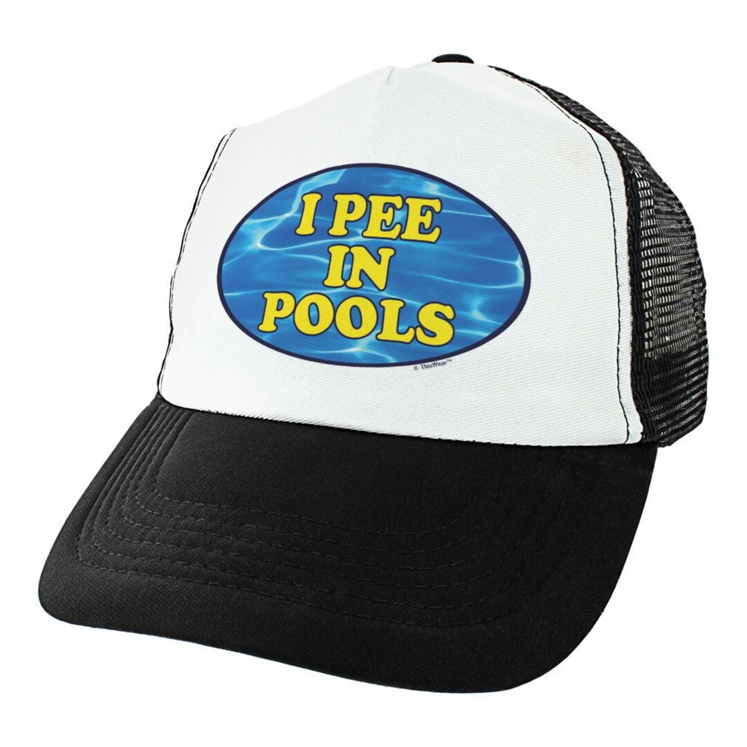 Summer Gifts I Pee in Pools Hat Gag Gifts Pool Party Accessories ...