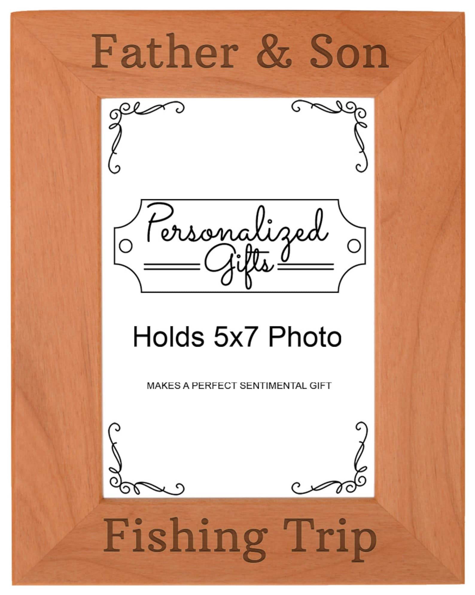 Custom Your Text Personalized Picture Frame Gifts Laser - Etsy