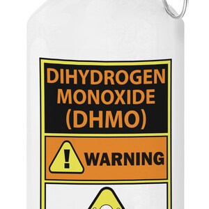 Dihydrogen Monoxide Warning Label H20 Pun Periodic Table Gifts - Etsy ...