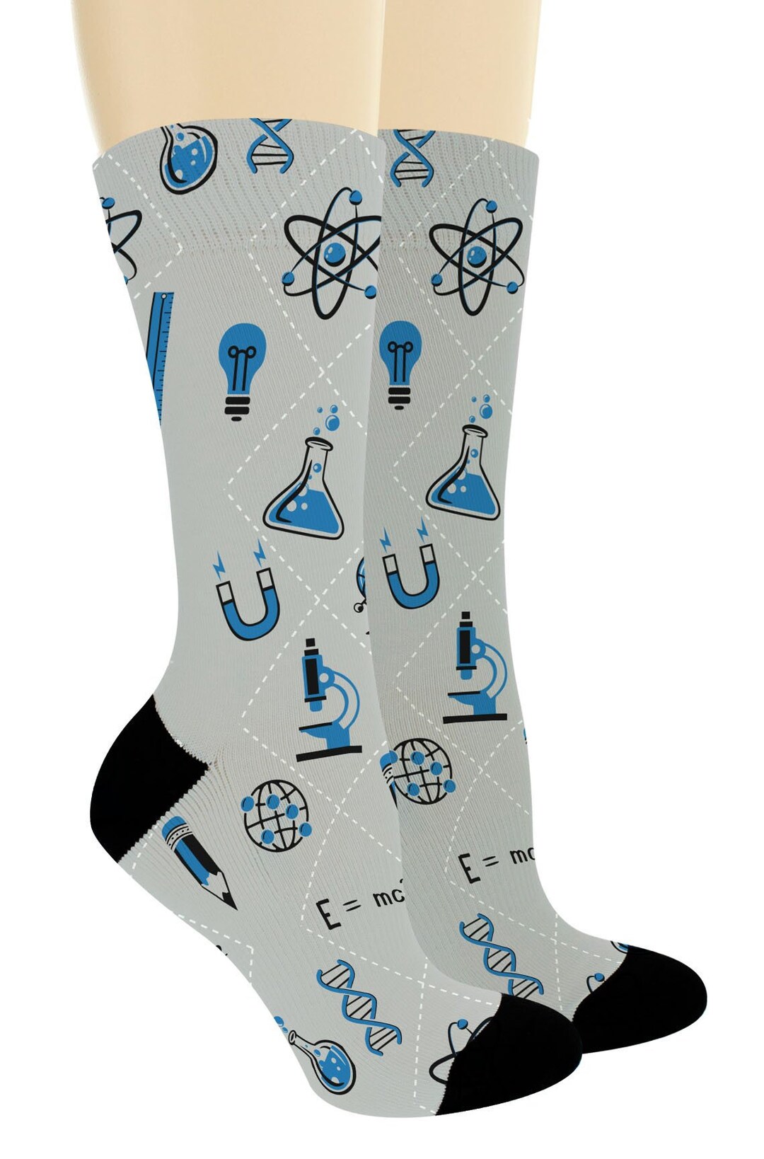 Science Teacher Gifts Formula Equation STEM Gifts School Socks for ...