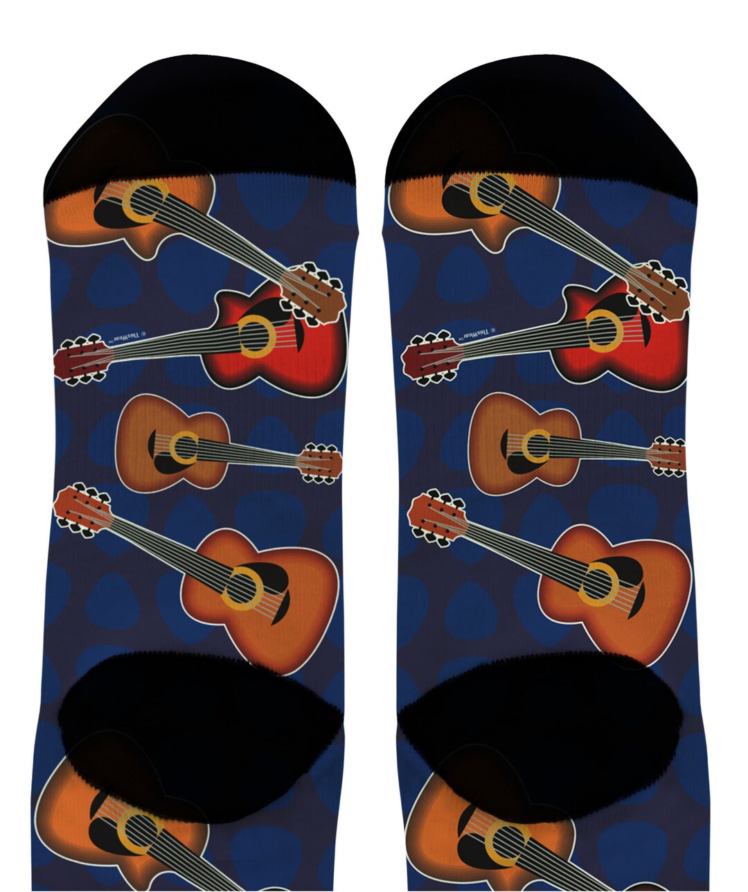 Musician Socks, Acoustic Guitar Socks, Musician Gift, Music Lover Gift ...