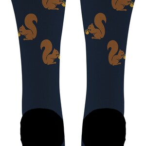 Unisex Novelty Socks Nutty Squirrel Socks Squirrel Themed Gifts Animal Lover Gifts Acorn Novelty ...