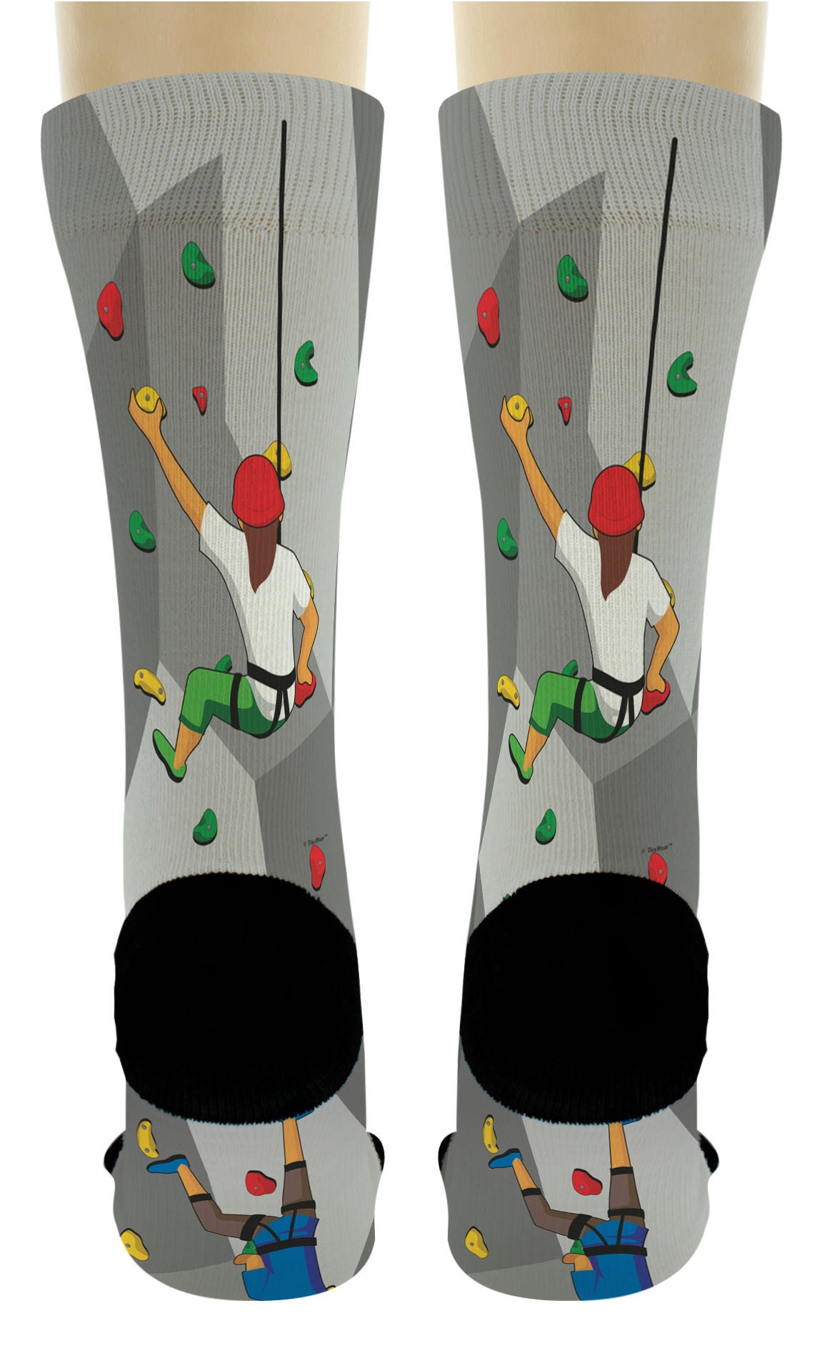 Rock Climbing Gift Novelty Crew Socks - Etsy