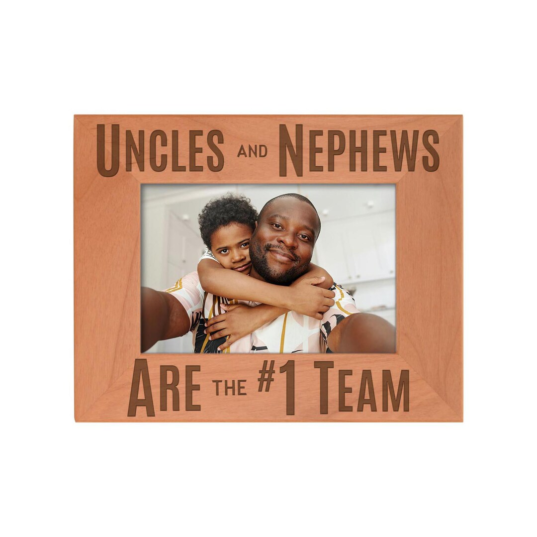 Uncle Photo Frame: Uncles and Nephews Are the #1 Team, 4x6/5x7/8x10 ...