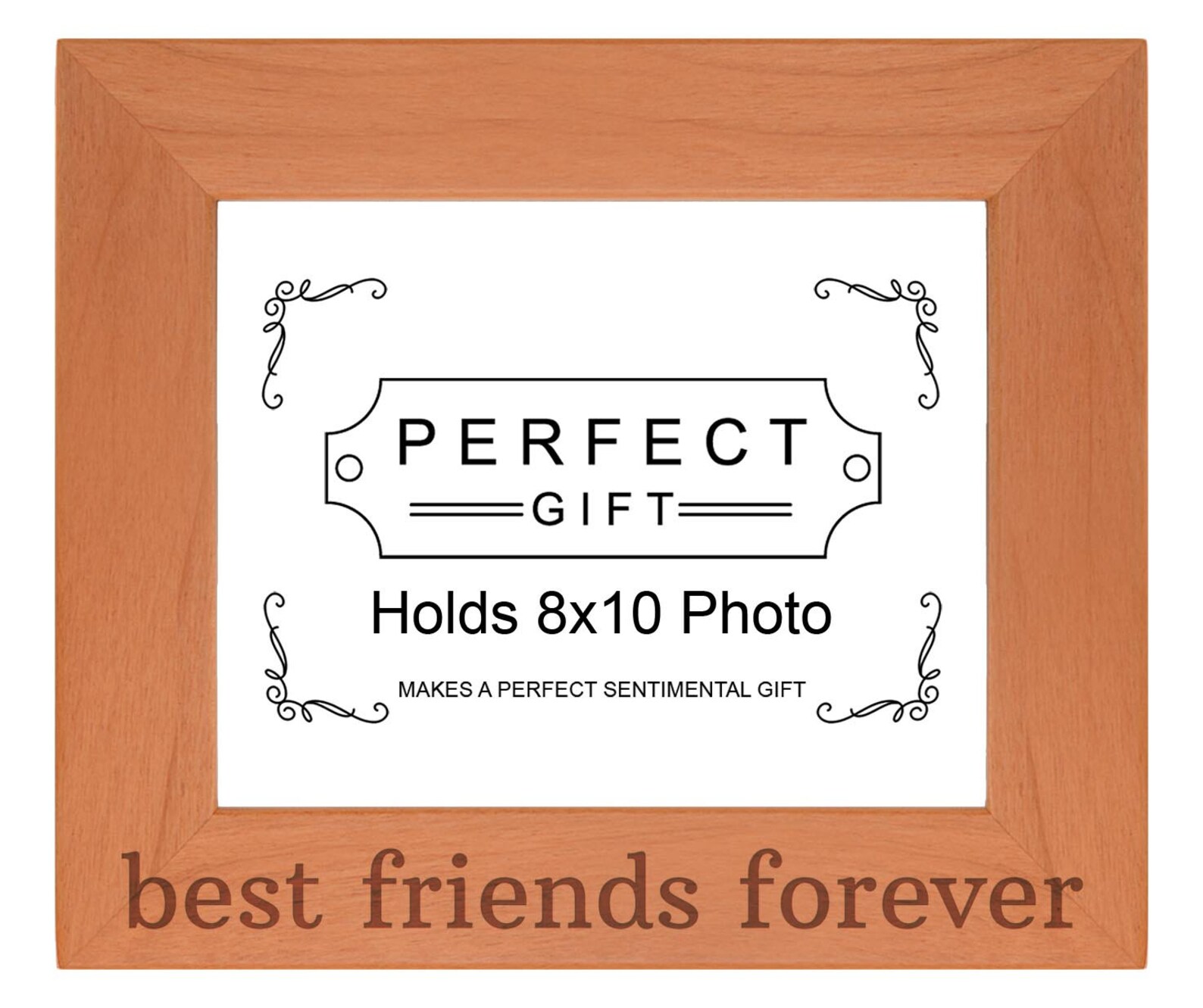 Best Friend Gift Best Friends Forever Engraved Wood Frame - Etsy New ...