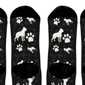 Boston Terrier Socks for Dog Lovers Boston Terrier Paw Socks - Etsy