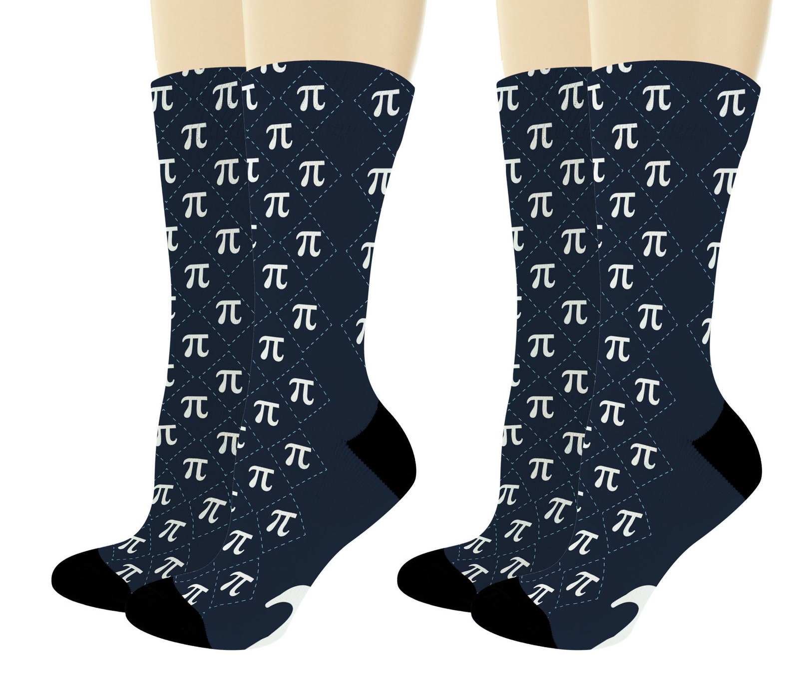 Math Gifts Symbol for Pi Socks STEM Gifts Nerdy Socks Student - Etsy