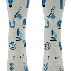Science Teacher Gifts Formula Equation STEM Gifts School Socks for ...