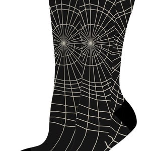 Spider Halloween Accessories Spider Web Socks Holiday Socks Halloween ...