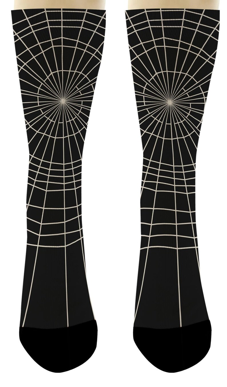 Spider Halloween Accessories Spider Web Socks Holiday Socks - Etsy