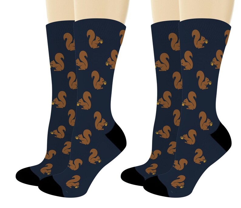 Unisex Novelty Socks Nutty Squirrel Socks Squirrel Themed - Etsy