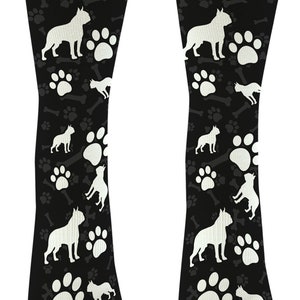 Boston Terrier Socks for Dog Lovers Boston Terrier Paw Socks - Etsy