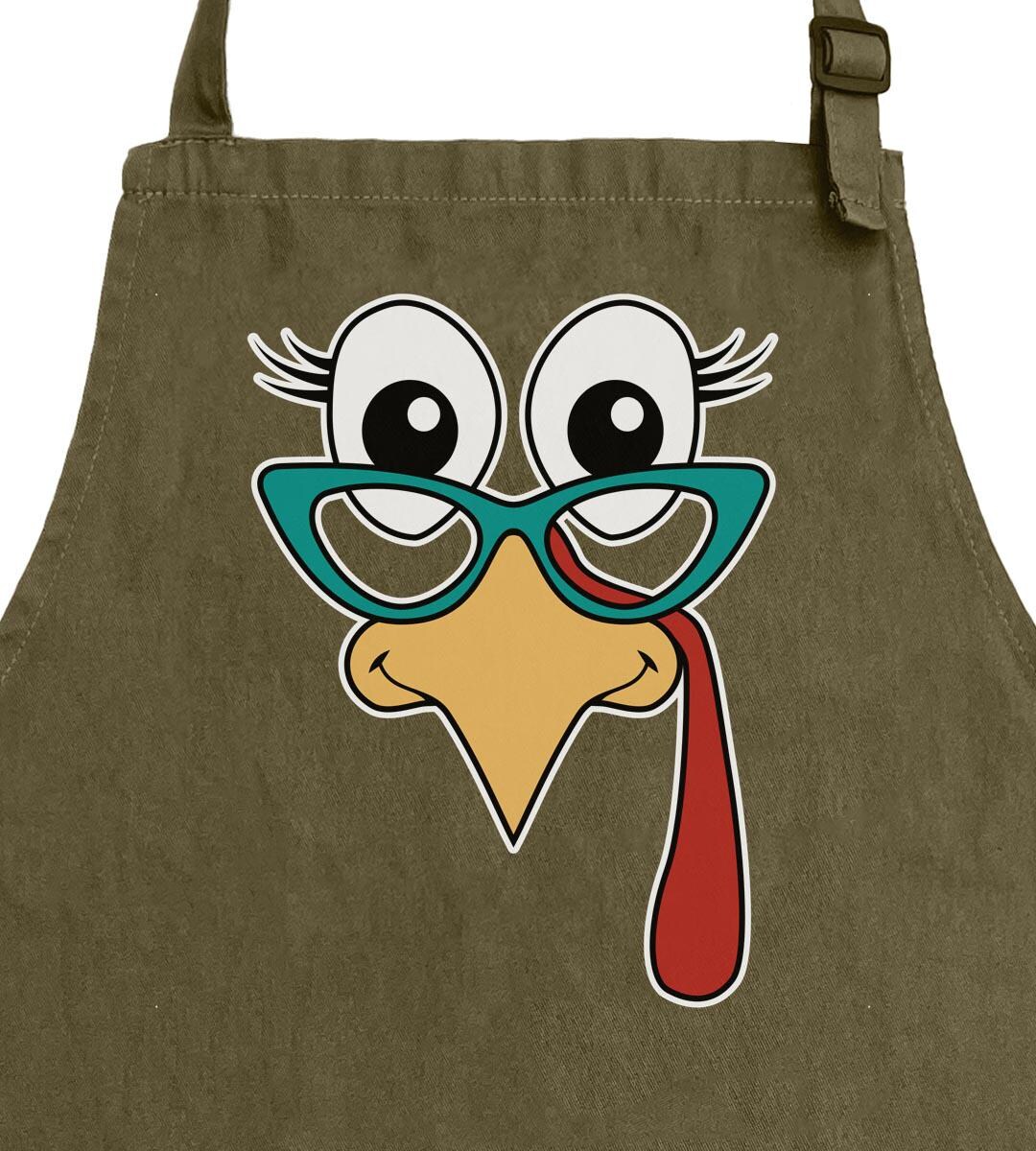 Thanksgiving Apron: Ma Turkey Funny Thanksgiving Turkey, 100% Cotton 2 ...