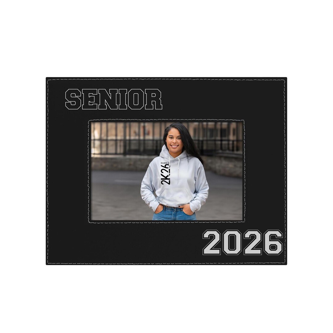 Graduation Photo Frame: Senior 2026, 4x6/8x10 Laser Engraved ...