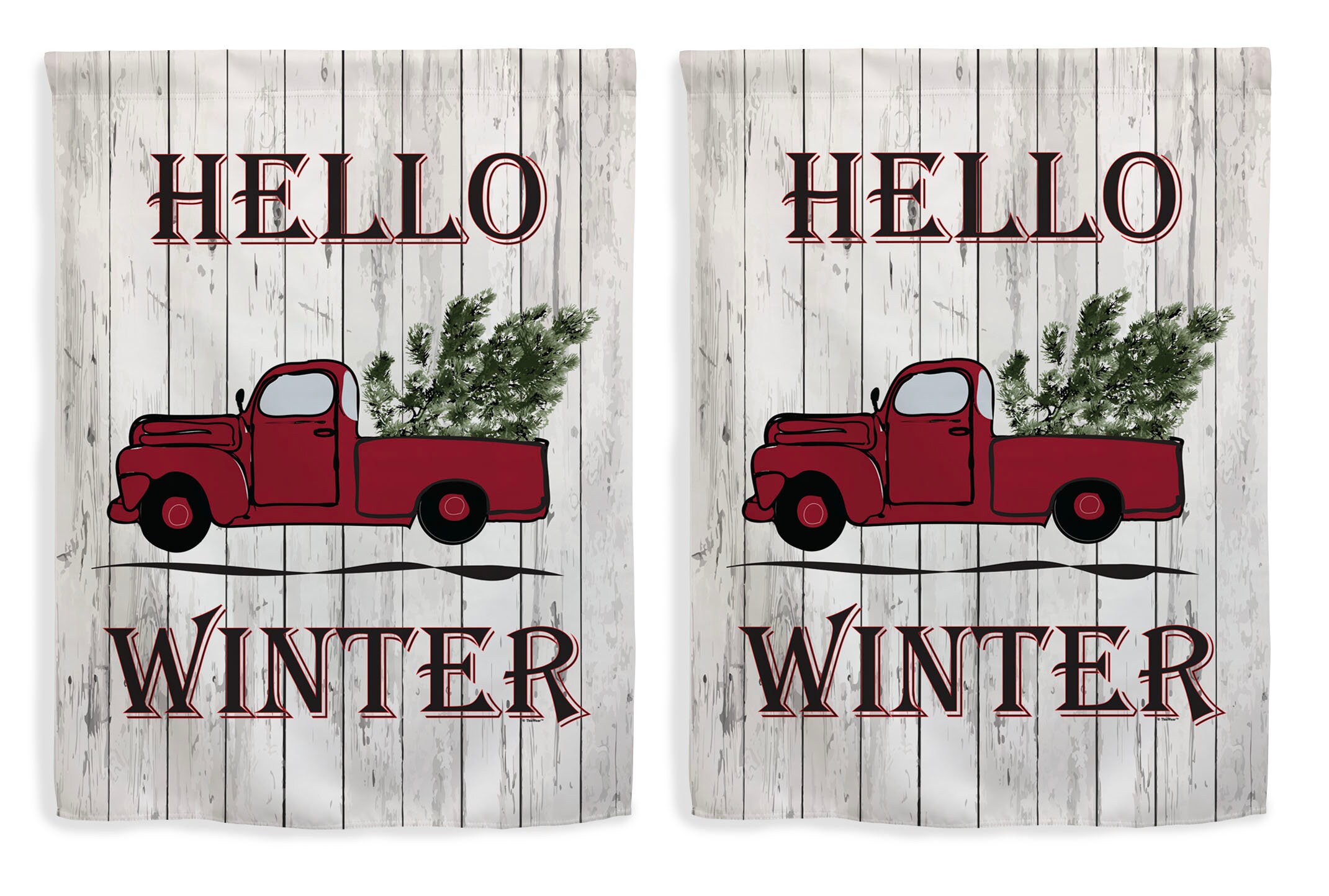 Winter Decorations Hello Winter Flag Seasonal Decor Vertical | Etsy