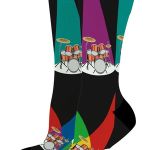 Musician Gifts Electric Drum Set Socks Music Lover Gifts Rock Socks ...
