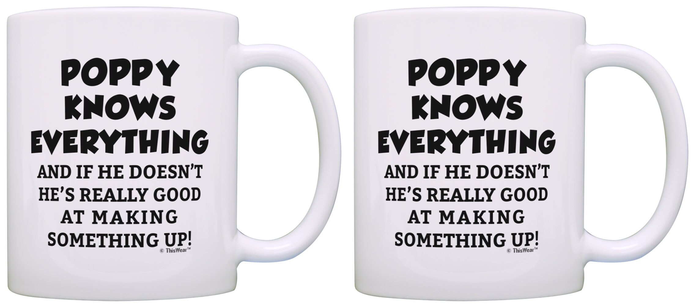 Poppy Fathers Day Gift Poppy Knows Everything Funny Poppy - Etsy
