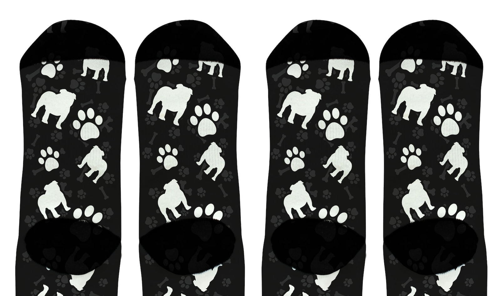 English Bulldog Socks for Dog Lovers American Bulldog Paw - Etsy