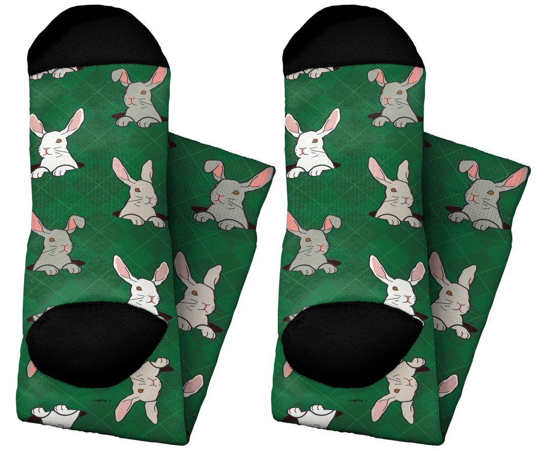 Easter Socks, Easter Day Gift, Funny Bunny Socks, Easter Bunny Socks ...