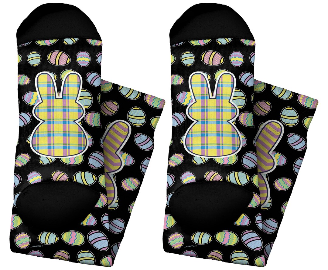 Easter Socks, Cute Bunny Socks, Easter Bunny Socks, Funny Bunny Socks ...