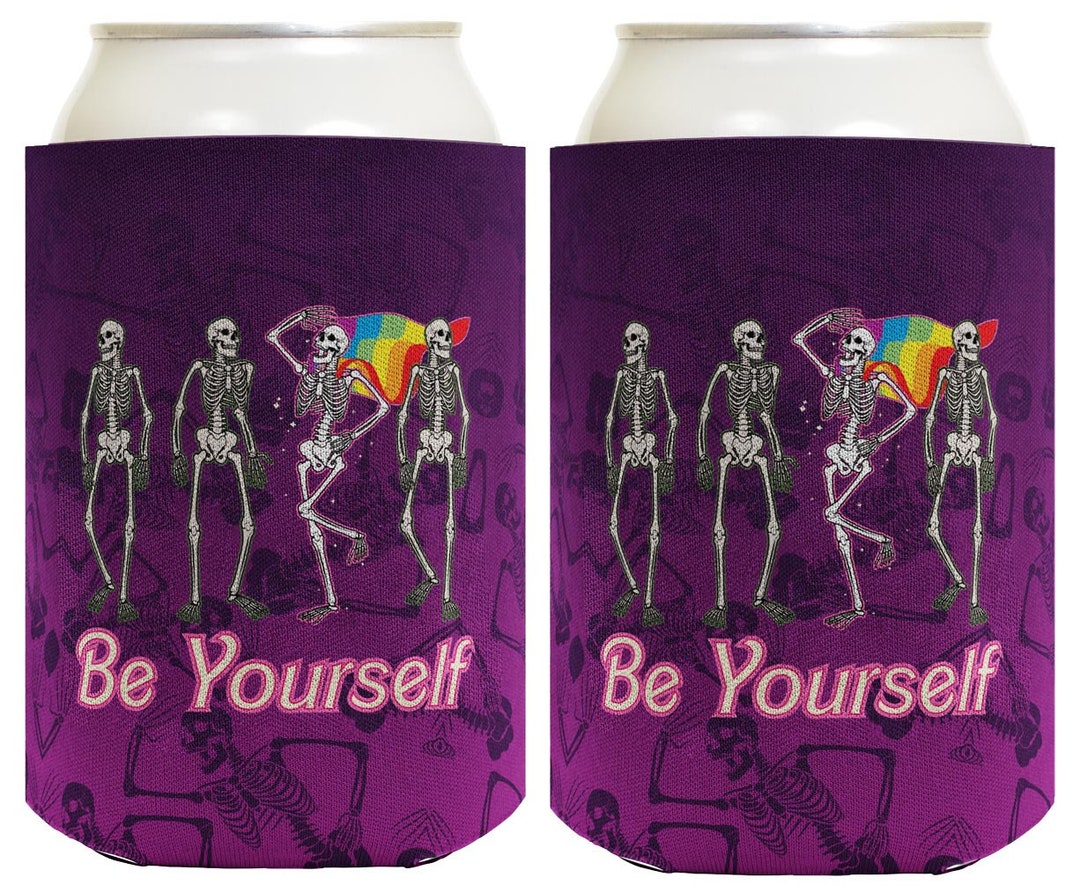 Be Yourself Can Cooler, Pride Flag Can Cooler, Halloween Can Cooler ...