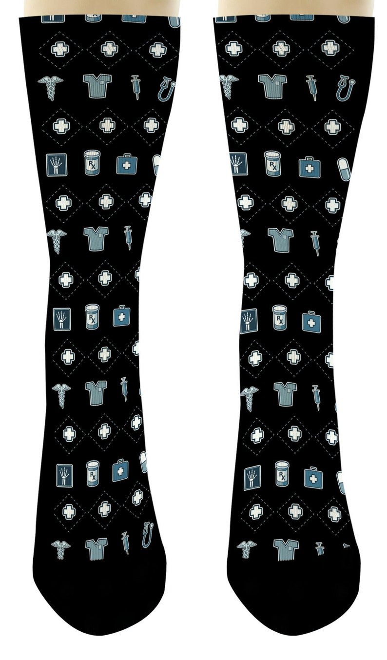 Nursing Gifts Nurse Socks RN Socks Medical Themed Gifts for - Etsy