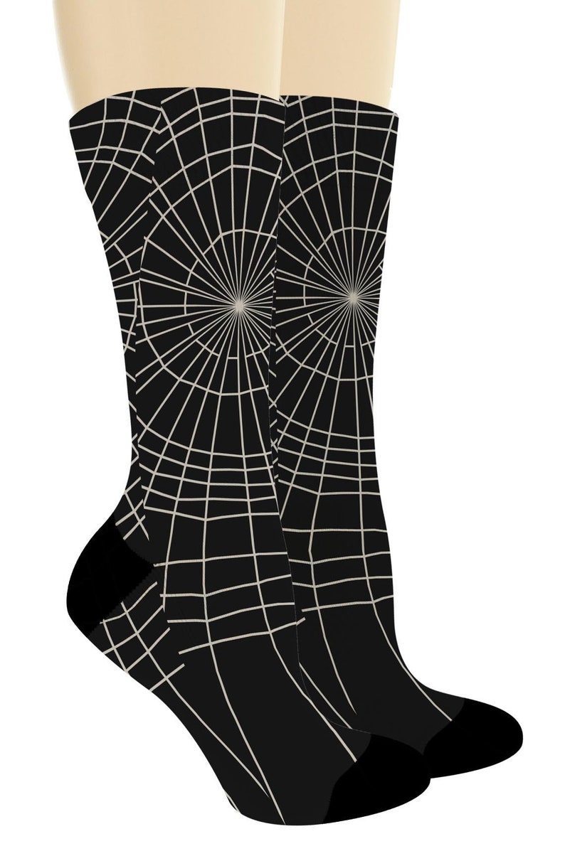 Spider Halloween Accessories Spider Web Socks Holiday Socks - Etsy