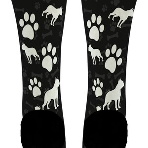 Boston Terrier Socks for Dog Lovers Boston Terrier Paw Socks - Etsy