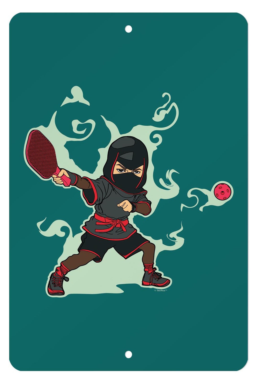 Pickleball Ninja Sign, Pickleball Unique Wall Decor, Wall Home Decor ...