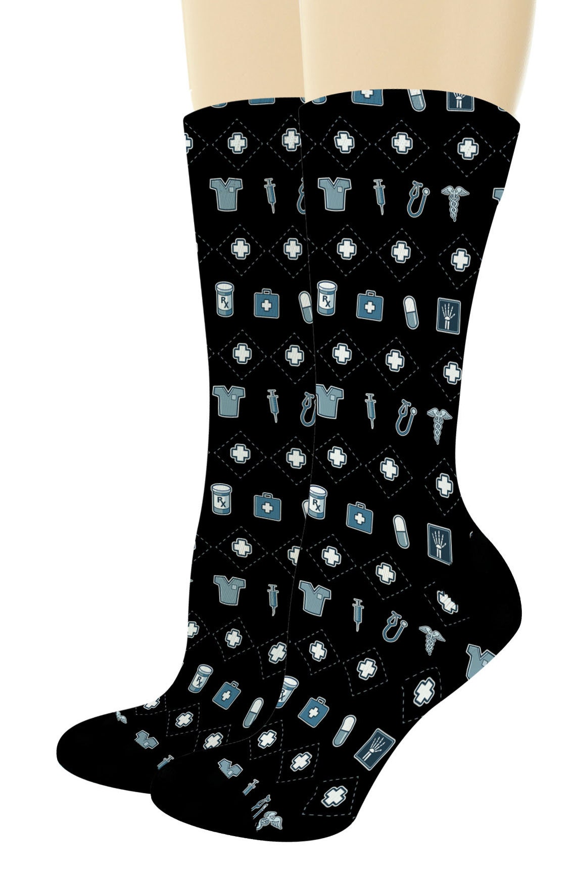 Nursing Gifts Nurse Socks RN Socks Medical Themed Gifts for - Etsy
