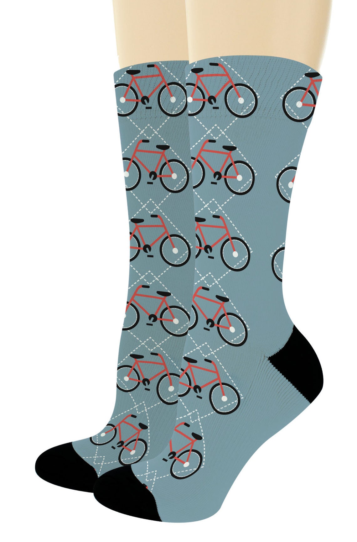 Bike Gifts Bike Themed Socks Bicycle Socks for Bicyclists - Etsy