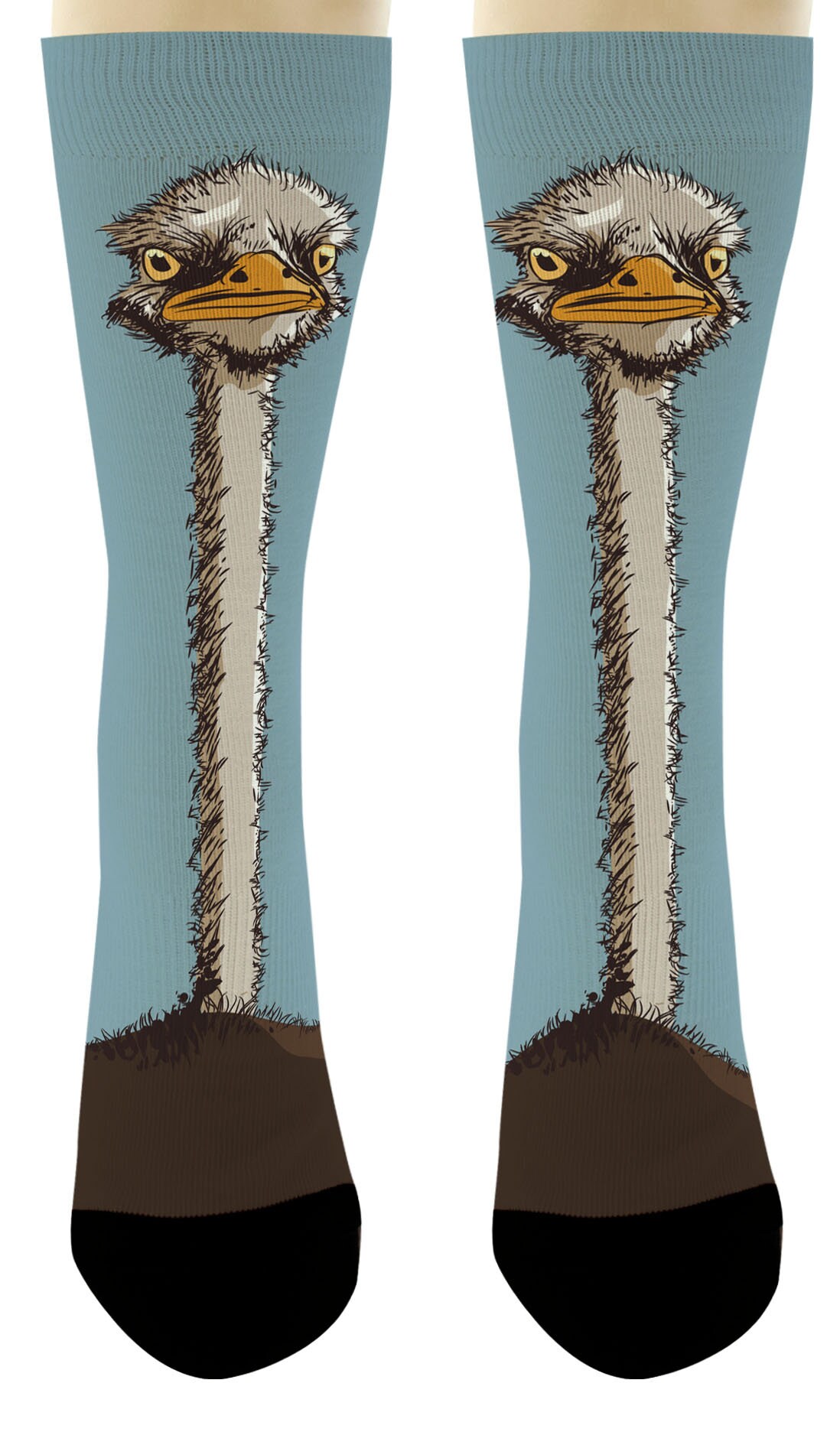 Unisex Animal Socks Ornery Ostrich Socks Ostrich Gifts for | Etsy