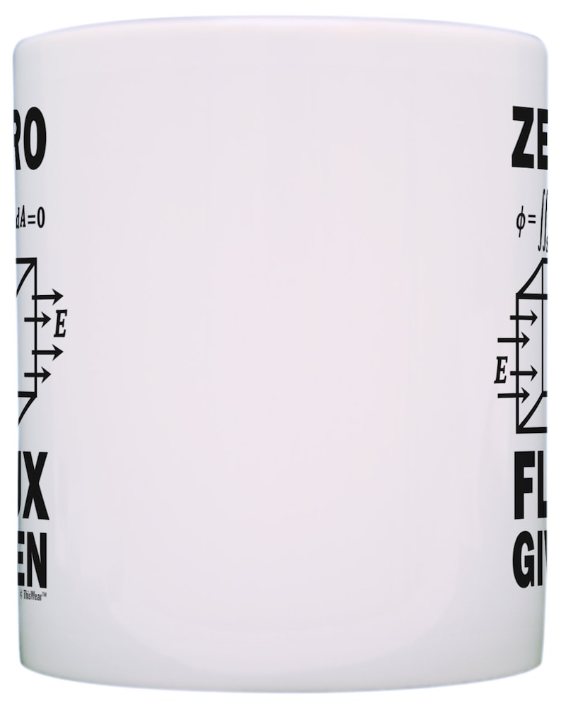 Funny Science Gift Zero Flux Given Gauss Law Physics Teacher - Etsy