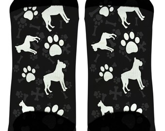 Novelty Boxer Dog Socks - Etsy