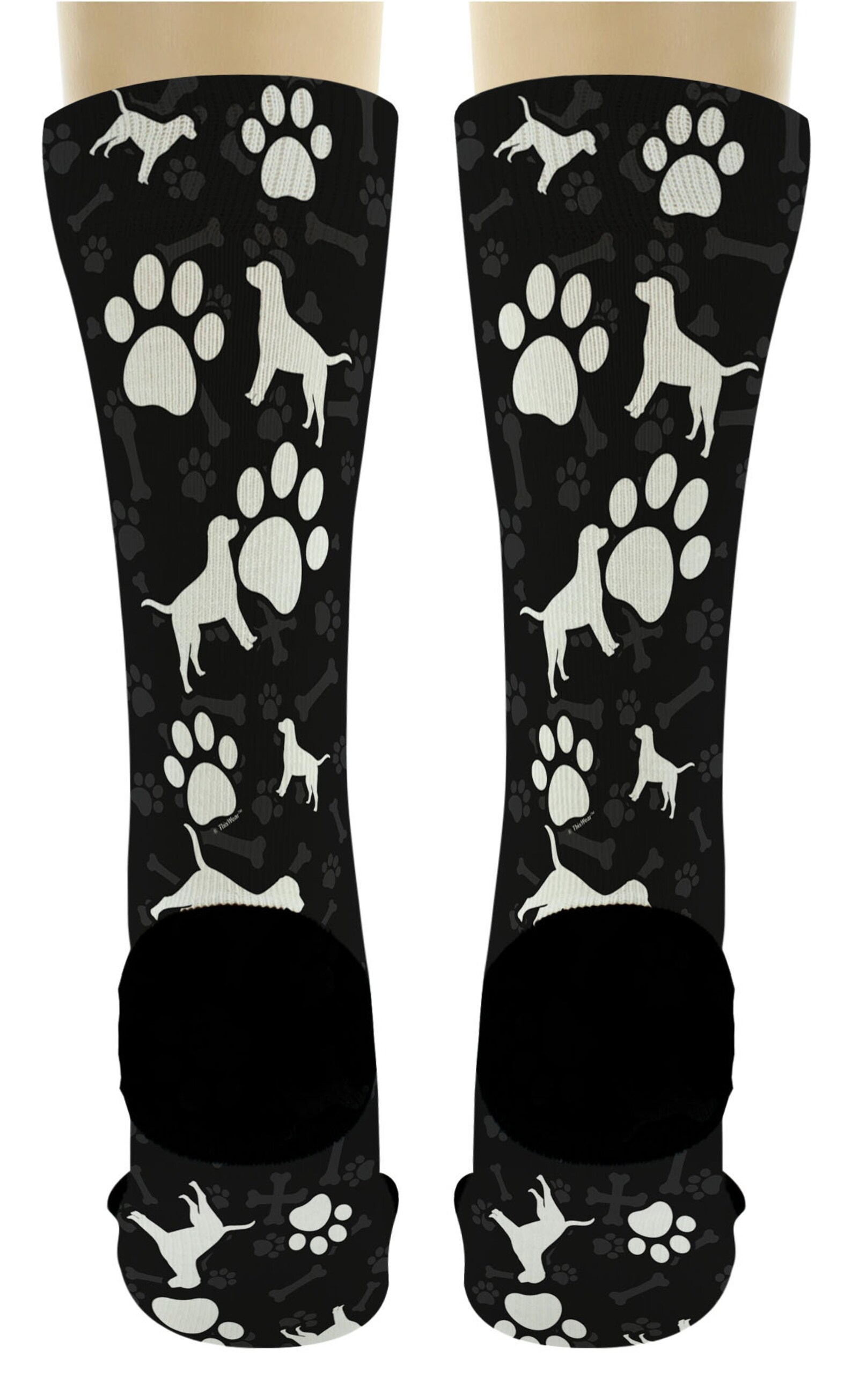 Labrador Socks for Dog Lovers Labrador Paw Socks Dog Breed - Etsy
