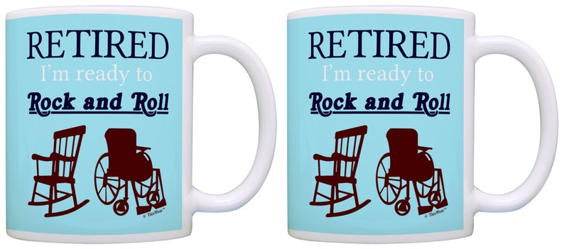Funny Retirement Gift Retired Ready to Rock and Roll Retiring | Etsy
