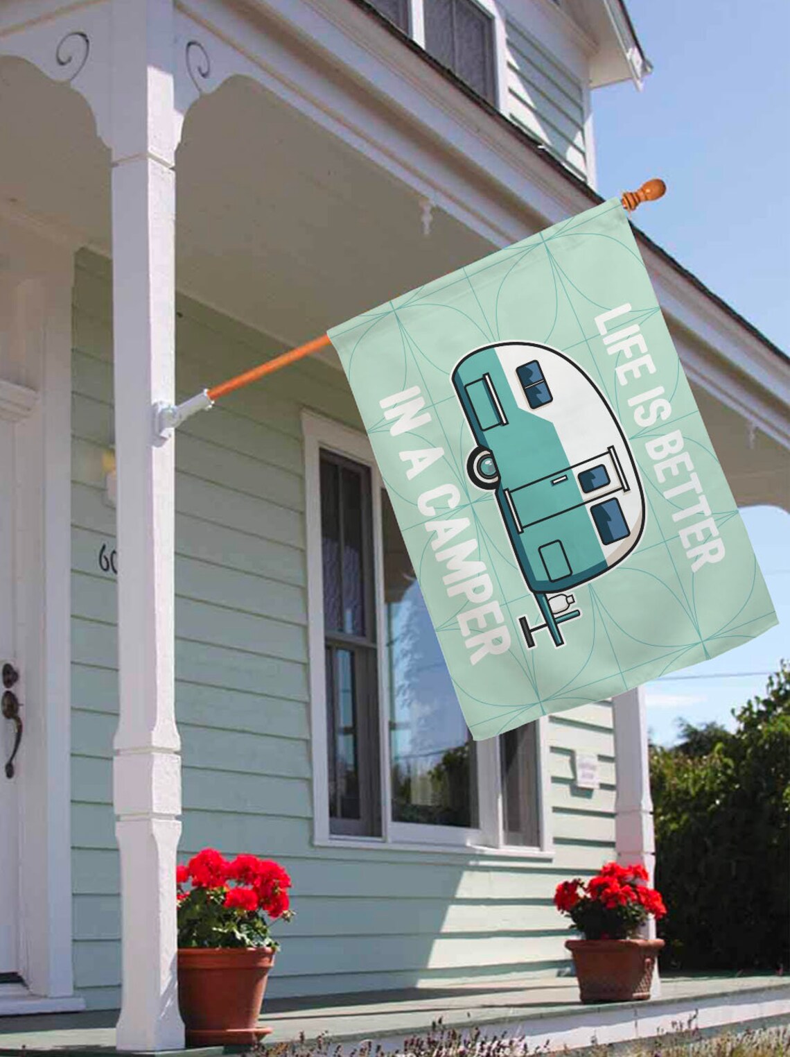 RV Camper Flag Life Is Better In A Camper Retro RV Flag Set | Etsy