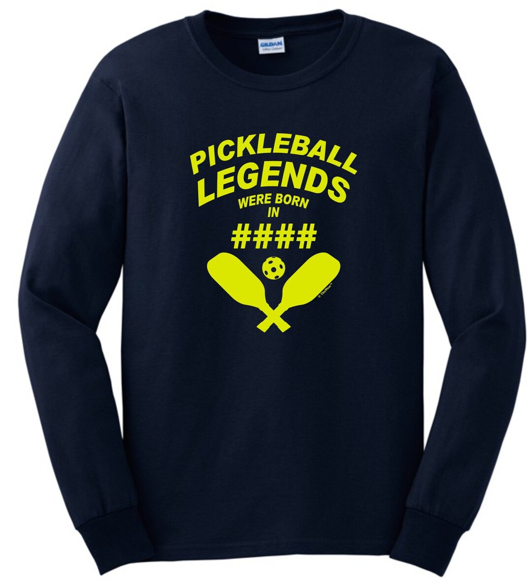 Pickleball Legends Were Born in Your Custom Date Choose Your Color ...