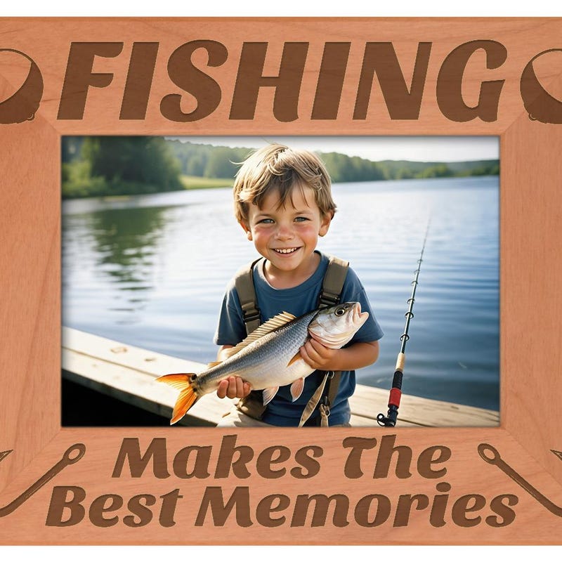 Fishing Pole Picture Frame - Etsy