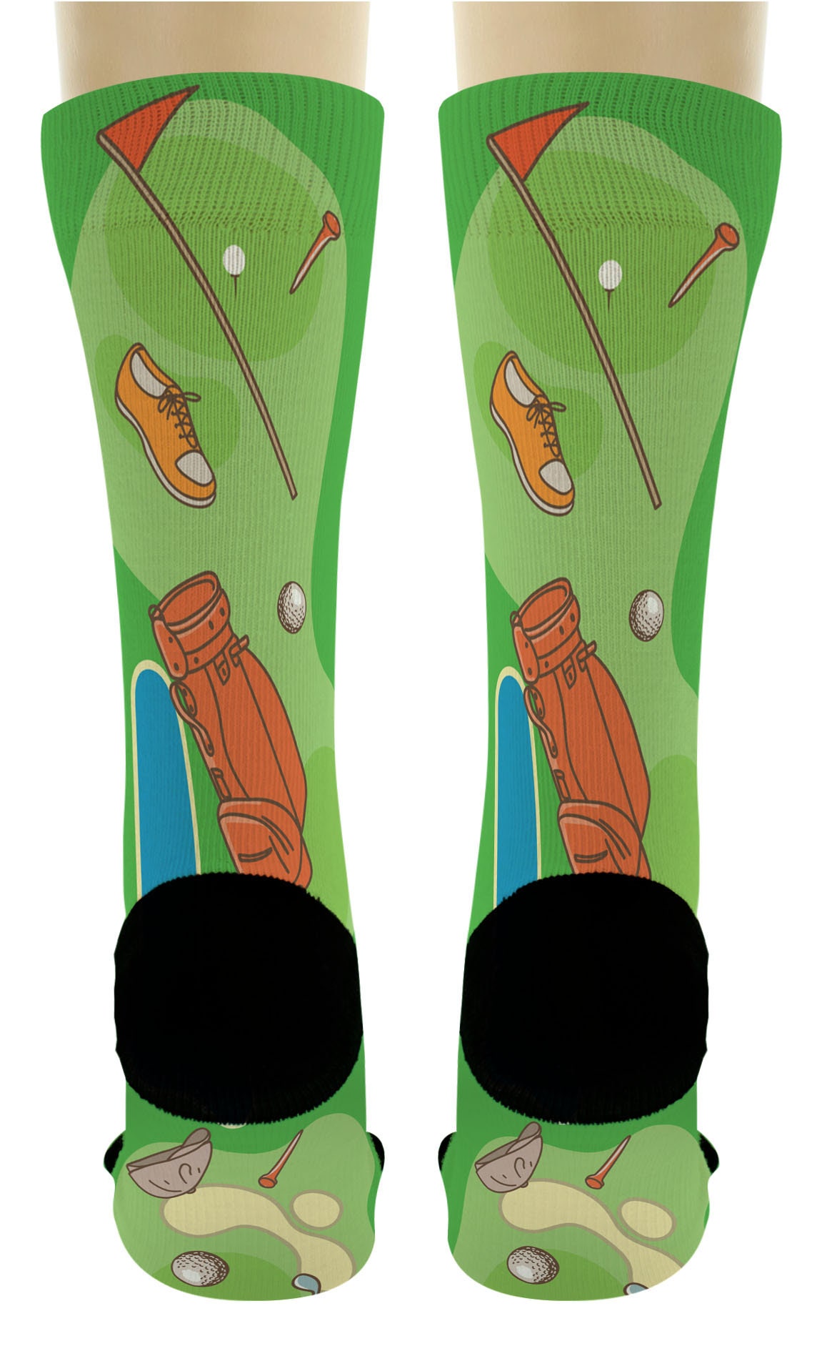 Golfing Gifts Golfing Theme Socks Golf Course Socks Lucky | Etsy