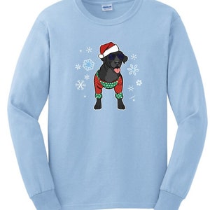 Christmas Clothes Black Labrador in Christmas Sweater Dog Lover Gifts ...