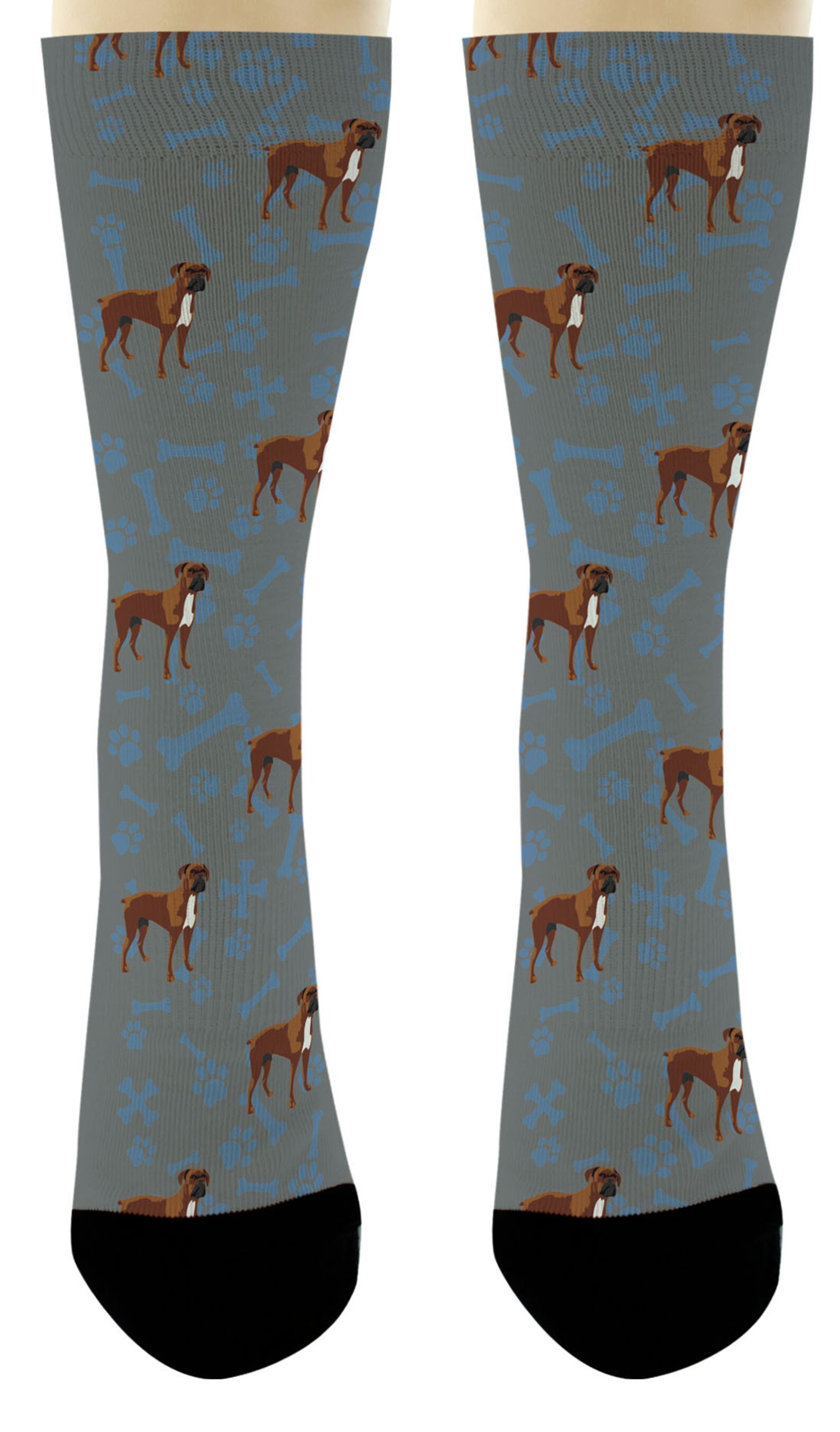 Dog Themed Boxer Lovers Gifts Novelty Crew Socks - Etsy