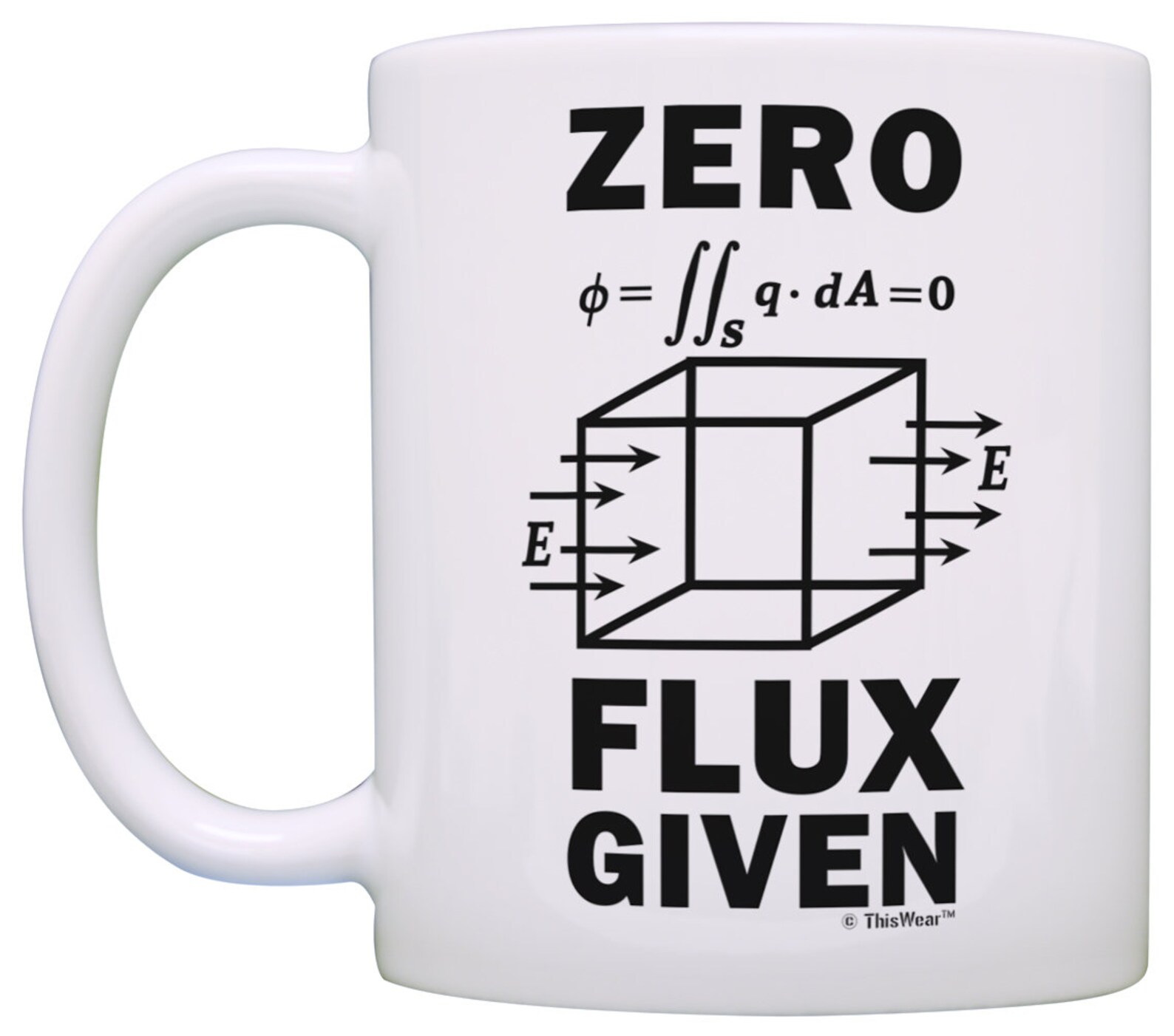 Funny Science Gift Zero Flux Given Gauss Law Physics Teacher - Etsy