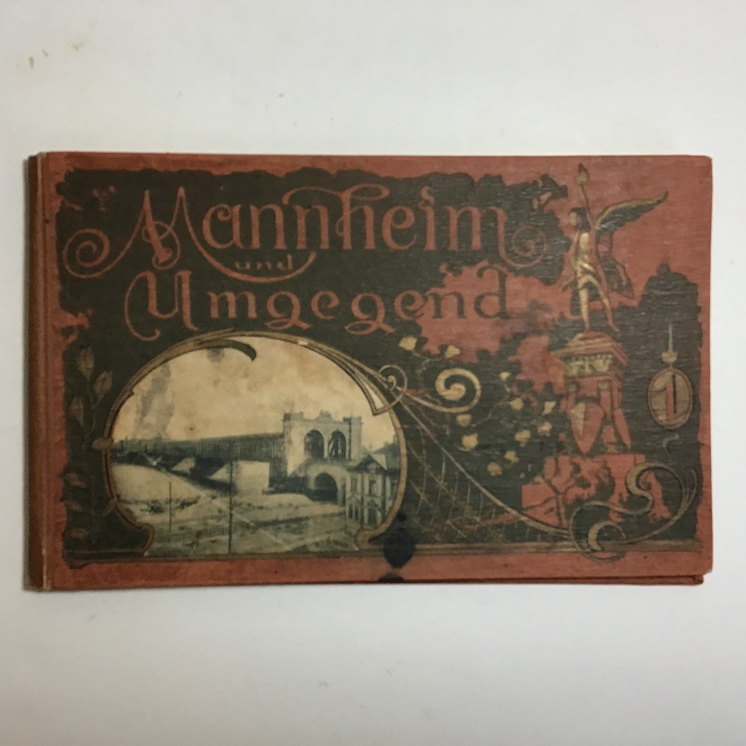Vintage German Photo Book Mannheim Und Umgegend - Etsy