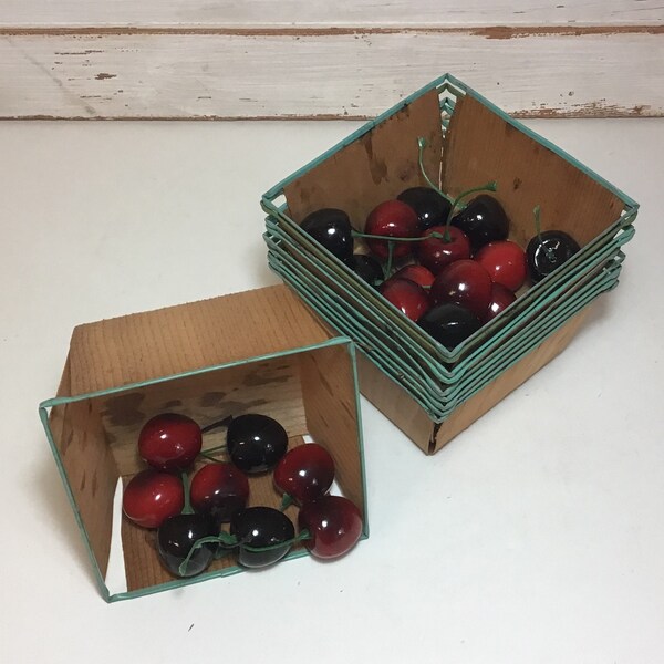 Wood Berry Baskets - Etsy