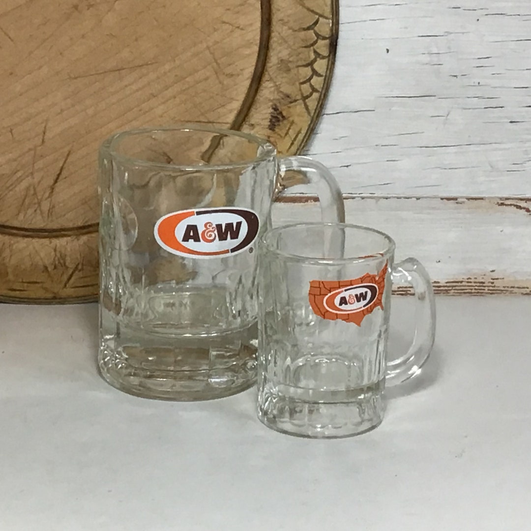2 Vintage A & W Root Beer Mugs - Etsy