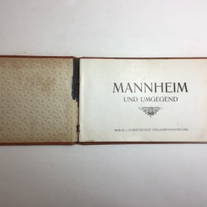 Vintage German Photo Book Mannheim Und Umgegend - Etsy