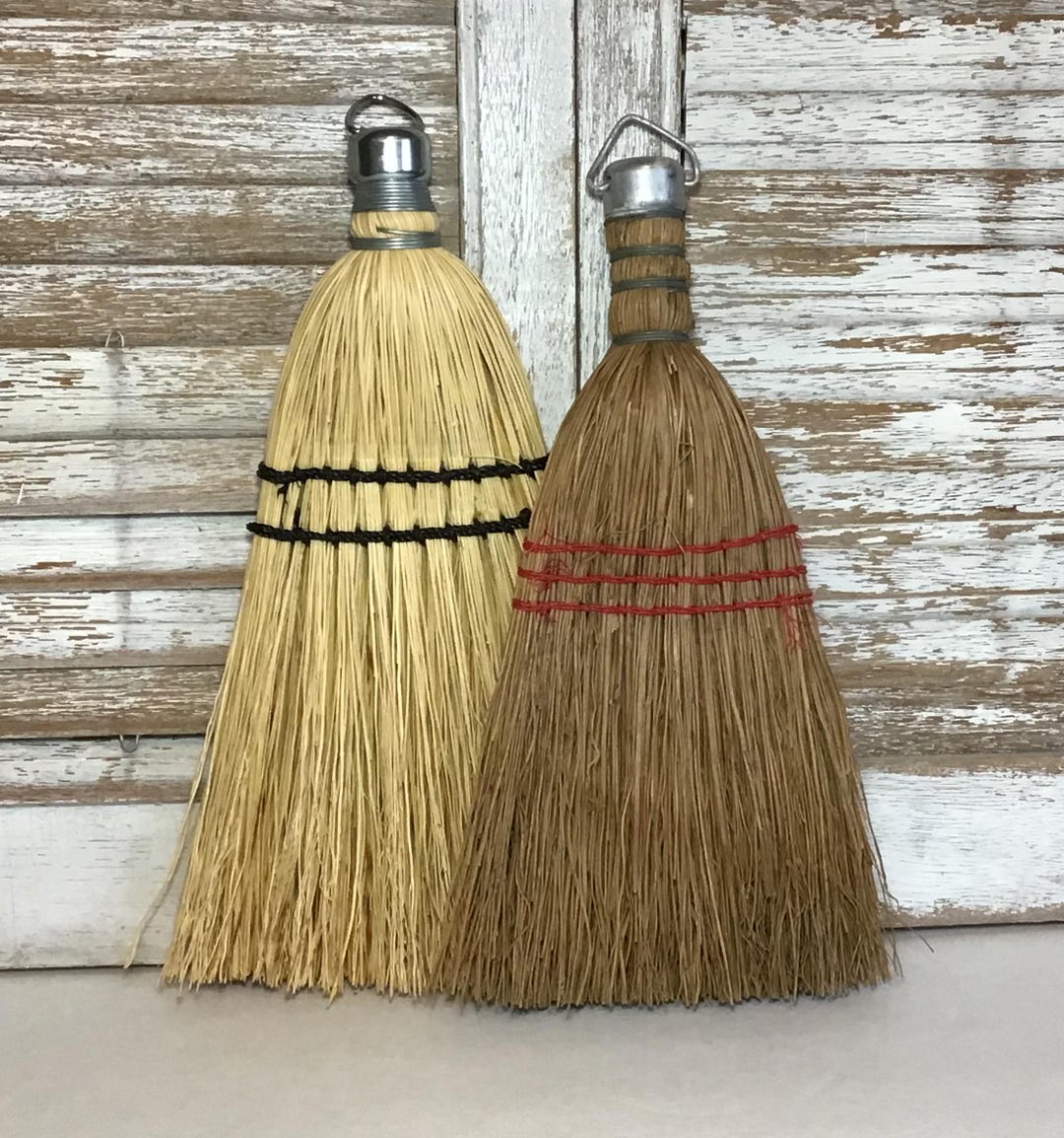 Two Vintage Whisk Brooms - Etsy